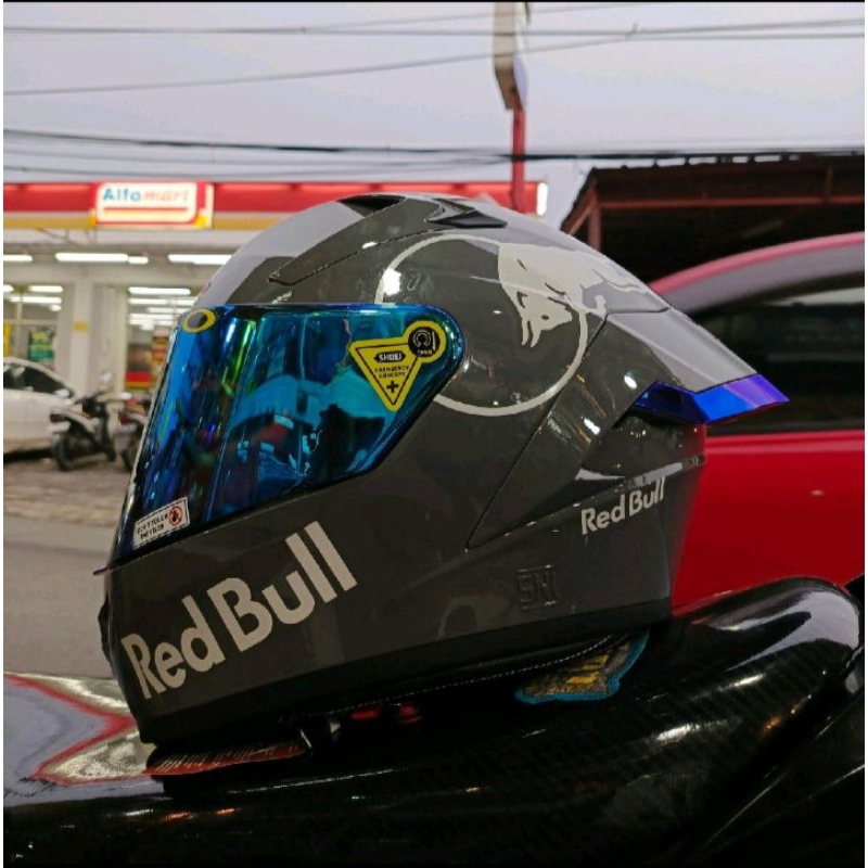 Alv GENESIS FULL FACE Helmet REDBULL ORIGINAL Handsome Package | Shopee ...