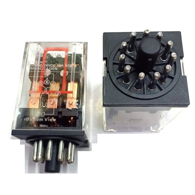 Relay MK3P MK3P-i MK3 220V Brand ZN 220Volt 220V Volt 220VAC AC COIL ...