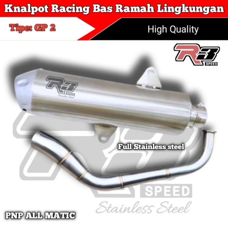 Standard Exhaust racing Nmax Aerox Vario Pcx Lexy Moslem Beat Mio Adv ...
