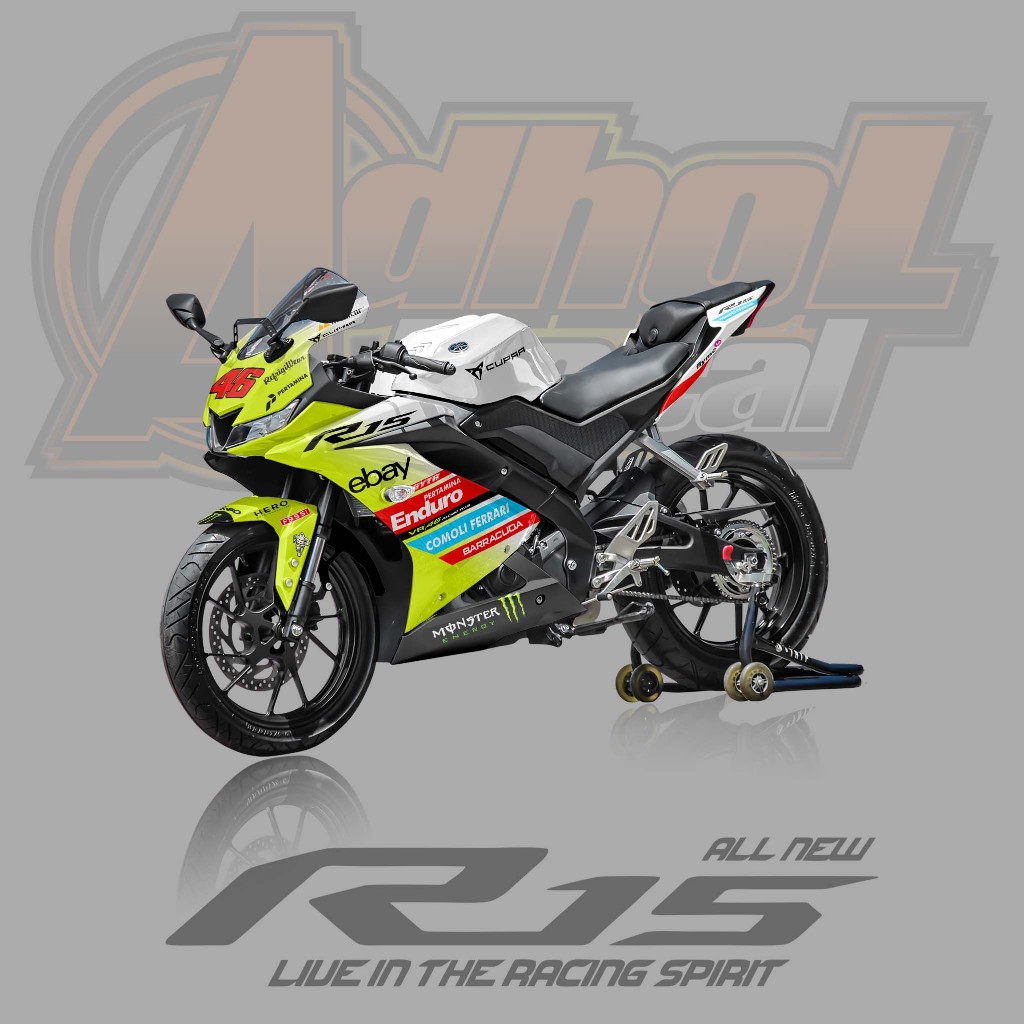 Decal Sticker R15 V3 Full Body Sticker Decal R15 V3 Pertamina Enduro VR ...