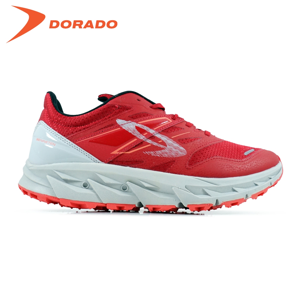 MERAH 910 Nineten Yuza Evo Trail Running Shoes - Red / Cream / Light ...