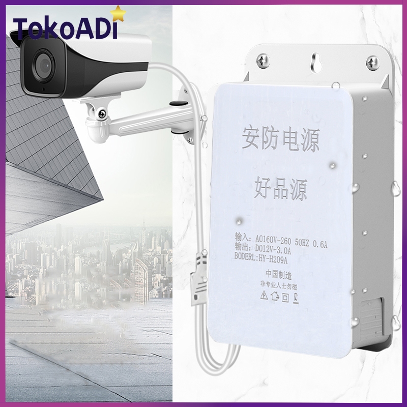 Waterproof Cctv Adapter 12V 2A Cctv Power Supply Converter Adapter Cctv ...