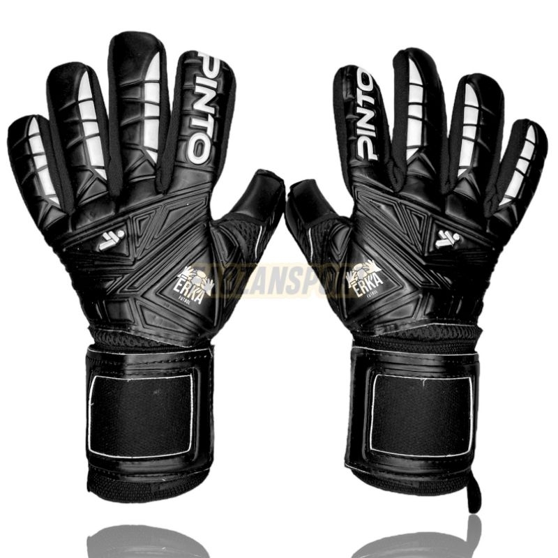 Pinto Clube Glove Keeper Goalkeeper Gloves Pinto ERKA Black Futsal ...