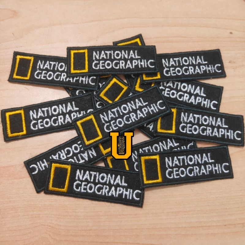 Natal Geographic NATGEO Embroidered Emblem Logo Bet Patch | Shopee Malaysia