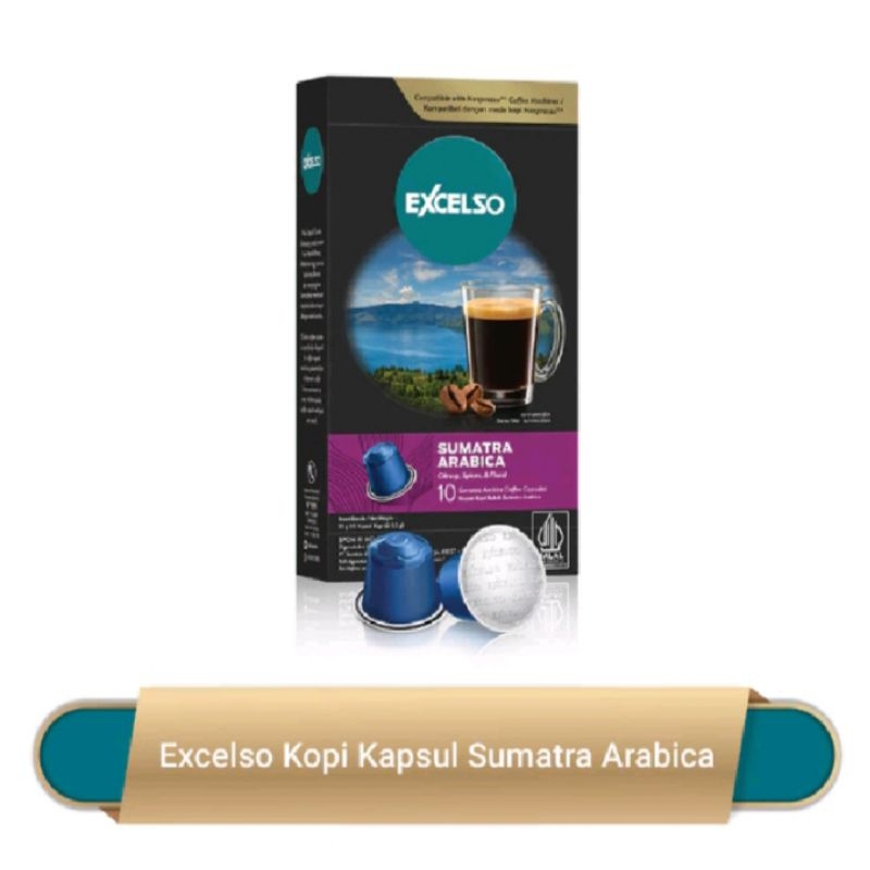 Excelso Sumatra Arabica Capsule Coffee (Nespresso Compatible) | Shopee ...