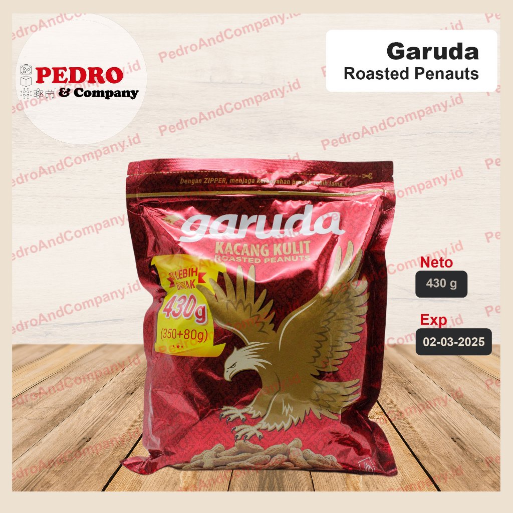 Garuda roasted peanut 430 gram roasted peanut Skin | Shopee Malaysia