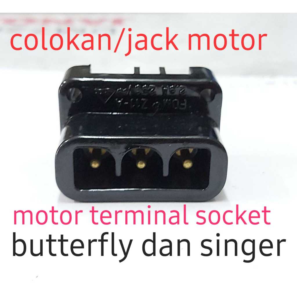 MESIN Socket/plug motor dynamo butterfly And singer portable Sewing ...