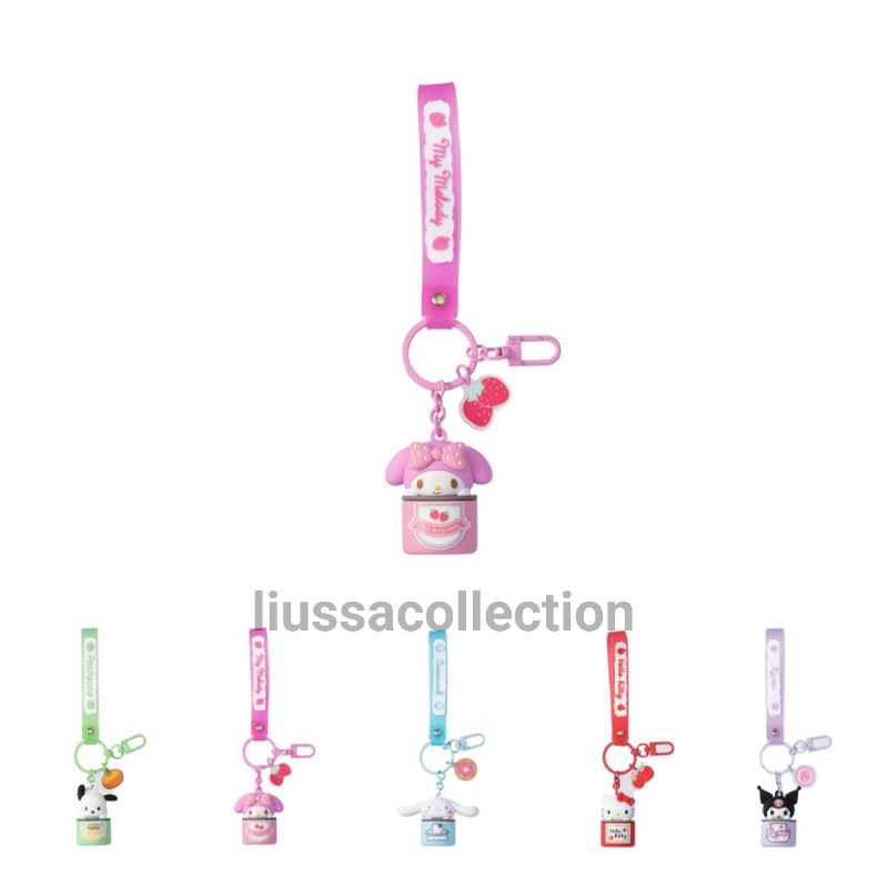 GANTUNGAN Miniso Keychain - Sanrio Characters Tin Can Keychain | Shopee ...
