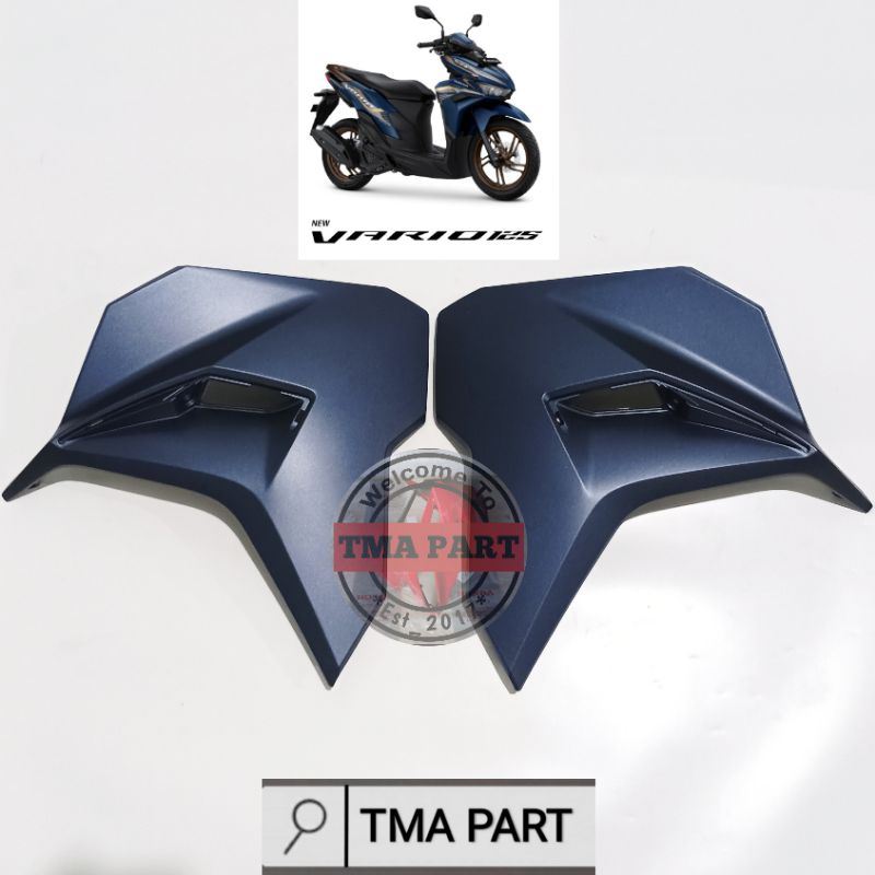 Cover R L front Wing vario click 125 new 2023 K2V Right Left Blue Doff | Shopee Malaysia