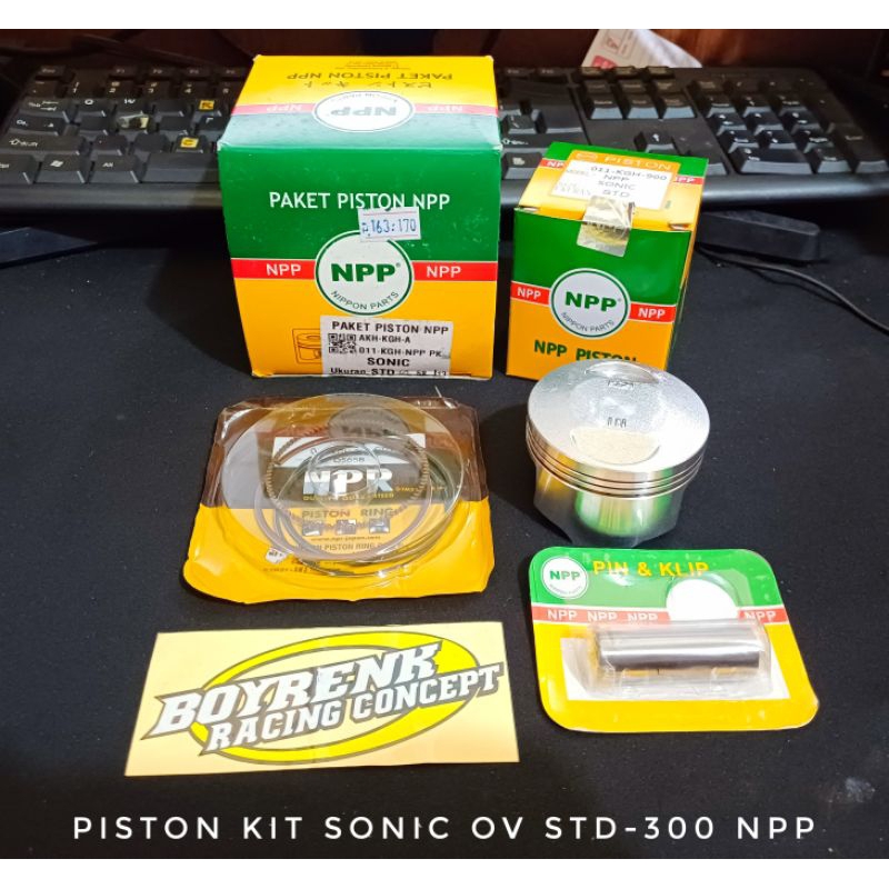 Piston KIT SEHER SEKER SONIC CS1 OVERSIZE STD 50 100 150 200 250 300 ...