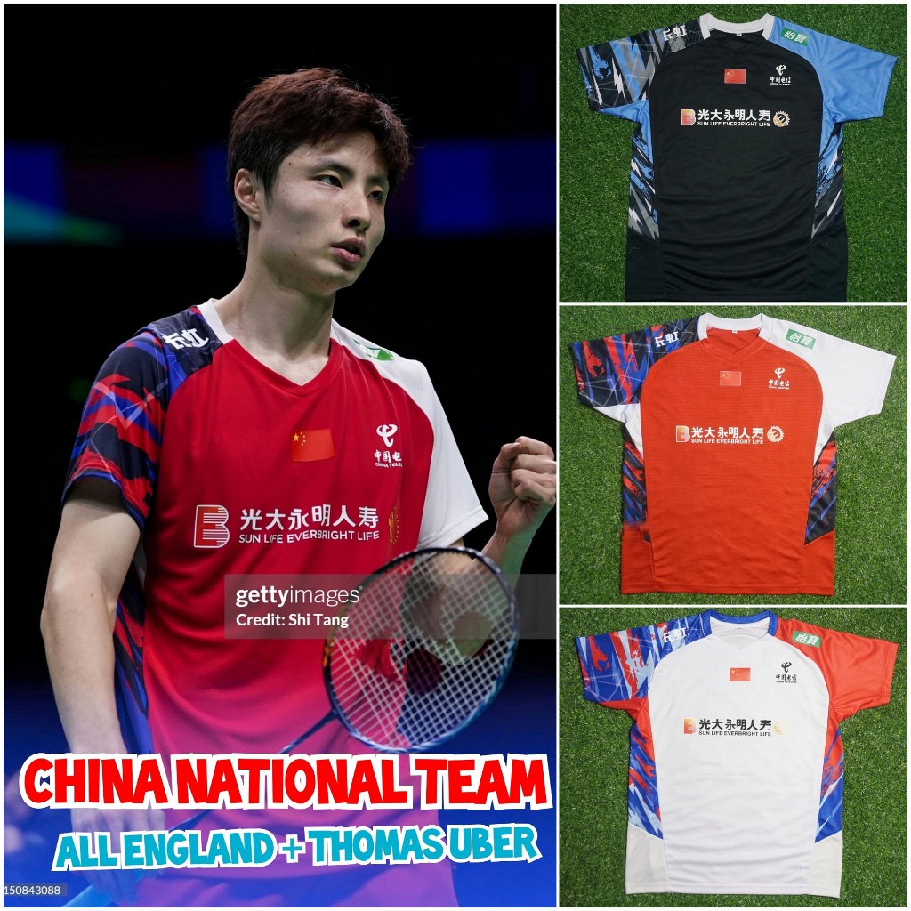 China All England 2024 Premium Badminton Badminton Jersey | Shopee Malaysia
