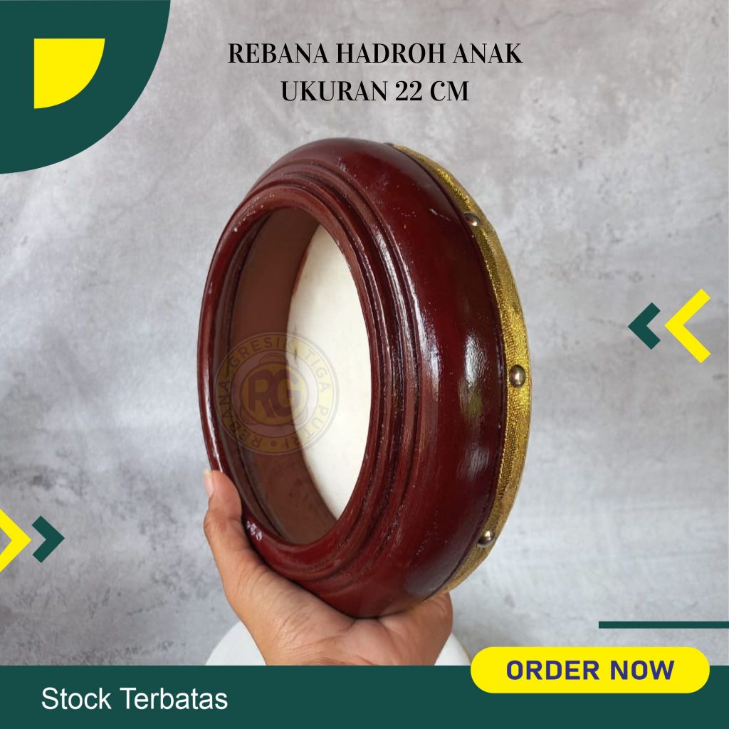 Rebana hadroh kotek rebana uk 22 cm kompang kompang tradisional without ...