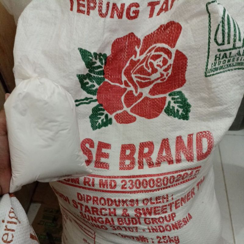 Tapioca RoseBrand Repack Flour 250gr, 500gr, 1Kg | Shopee Malaysia