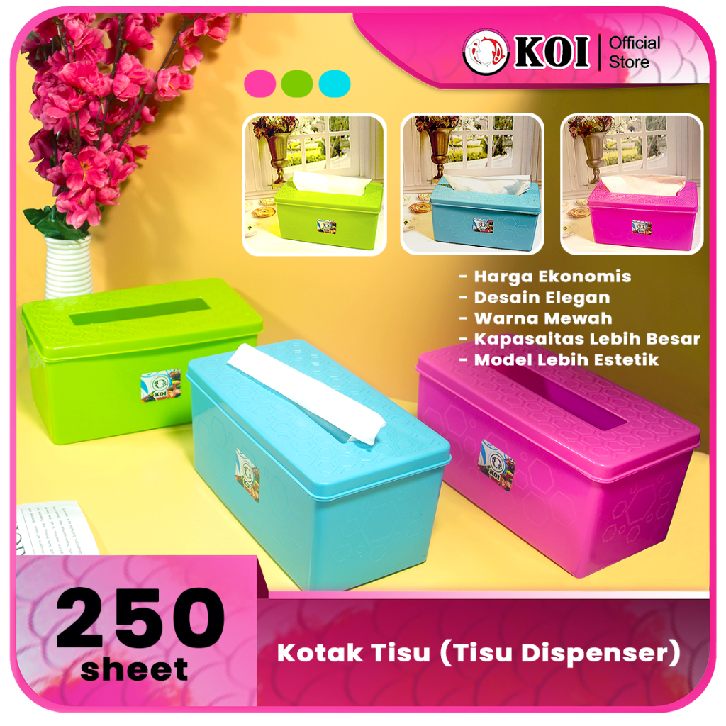 Koi Official - Aesthetic Tissue Box Tissue Box / Tissue Dispenser ...