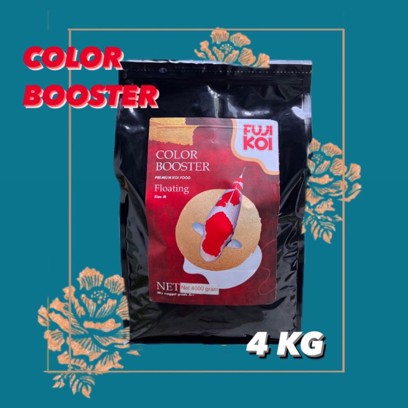 Premium Koi Pellet Feed Fuji Koi Color Booster 4kg Koi Color Enhancer ...