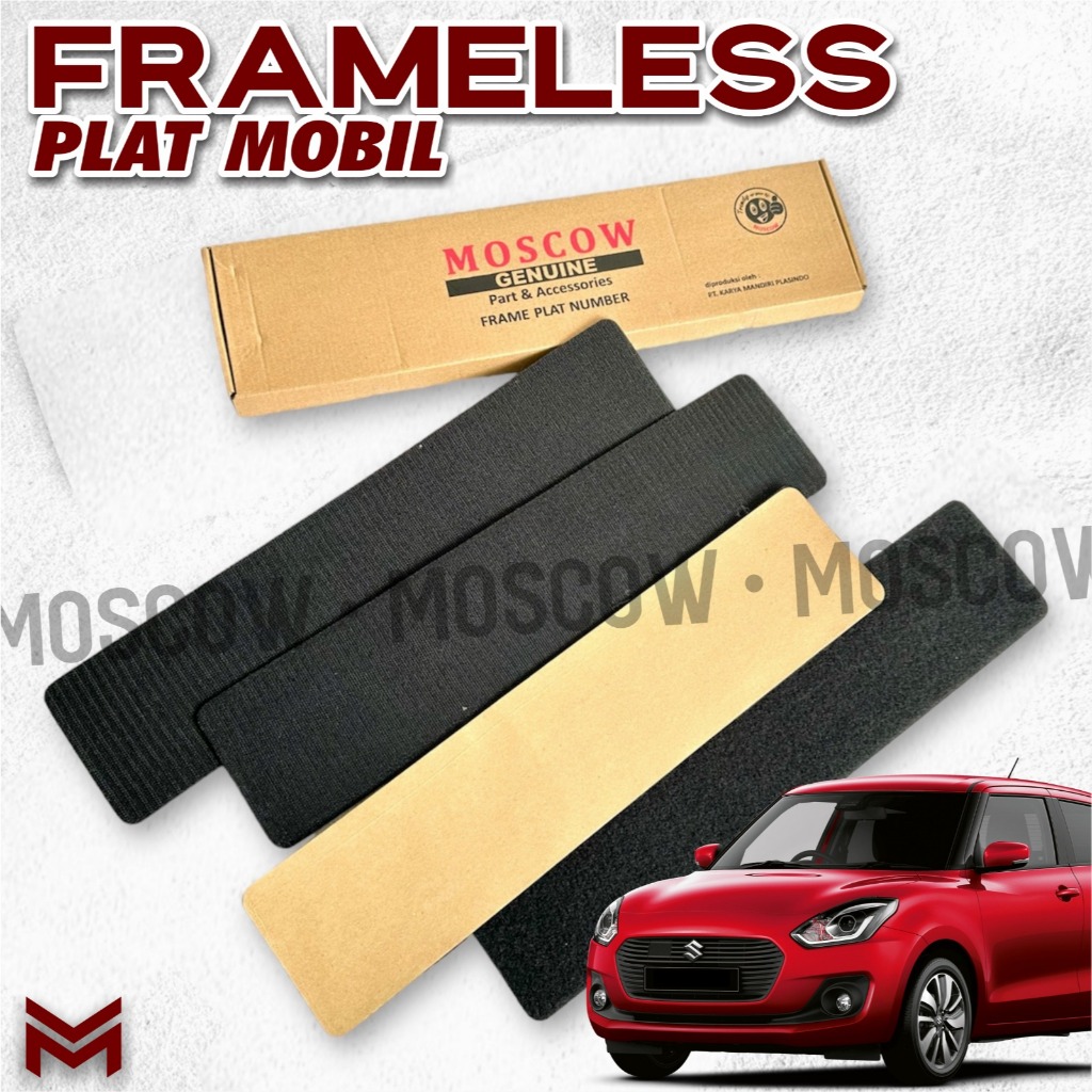 Frameless Car Number PLATE Holder A Pair Of PLUG AND PLAY SLIM MODEL ...