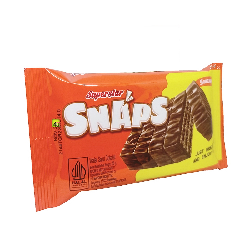 Superstar SNAPS - Triple Choco Wafer Breaks - 1 SACHET | Shopee Malaysia