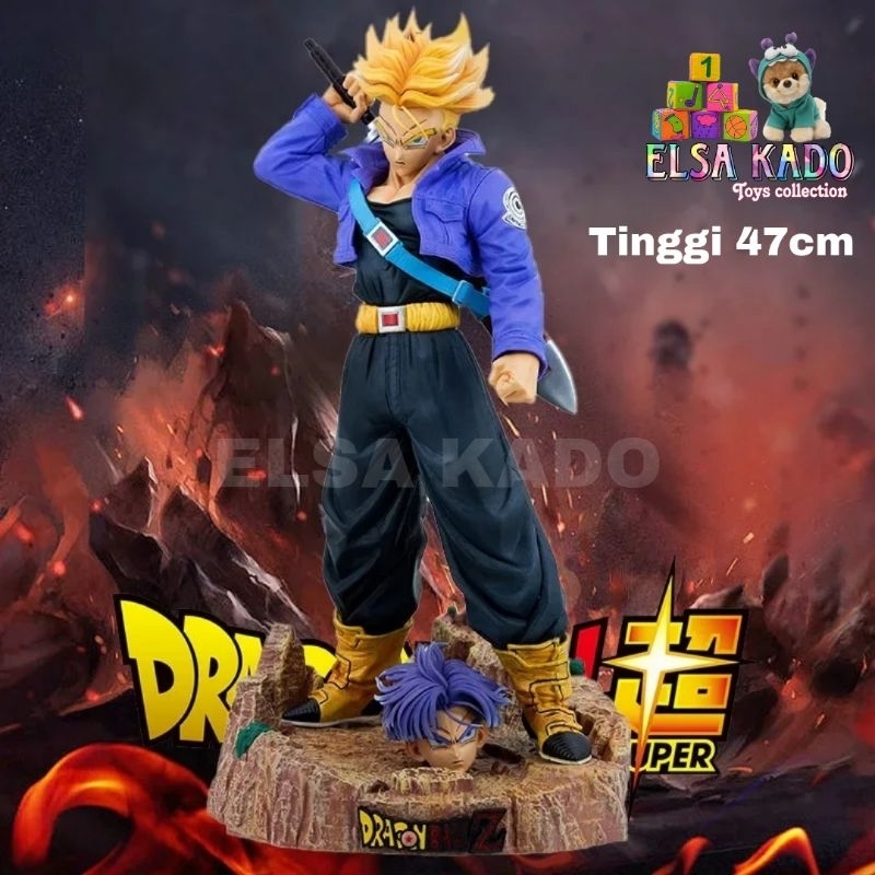 Action Figure Trunks Super Saiyan 2 Big Size 47cm GK Dragon Ball Z ...