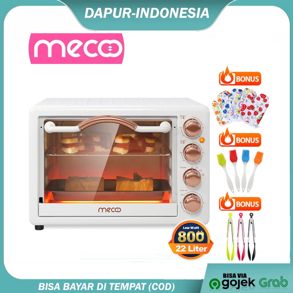Mecoo Low Watt Electric Oven 400-800w - 22 Liter Capacity | Shopee Malaysia