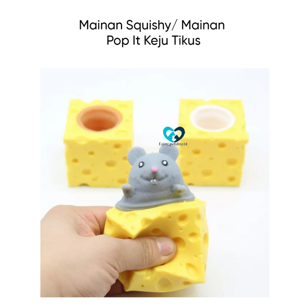 Pop it Squish Toy Cheese Mouse Squeeze | Shopee Malaysia