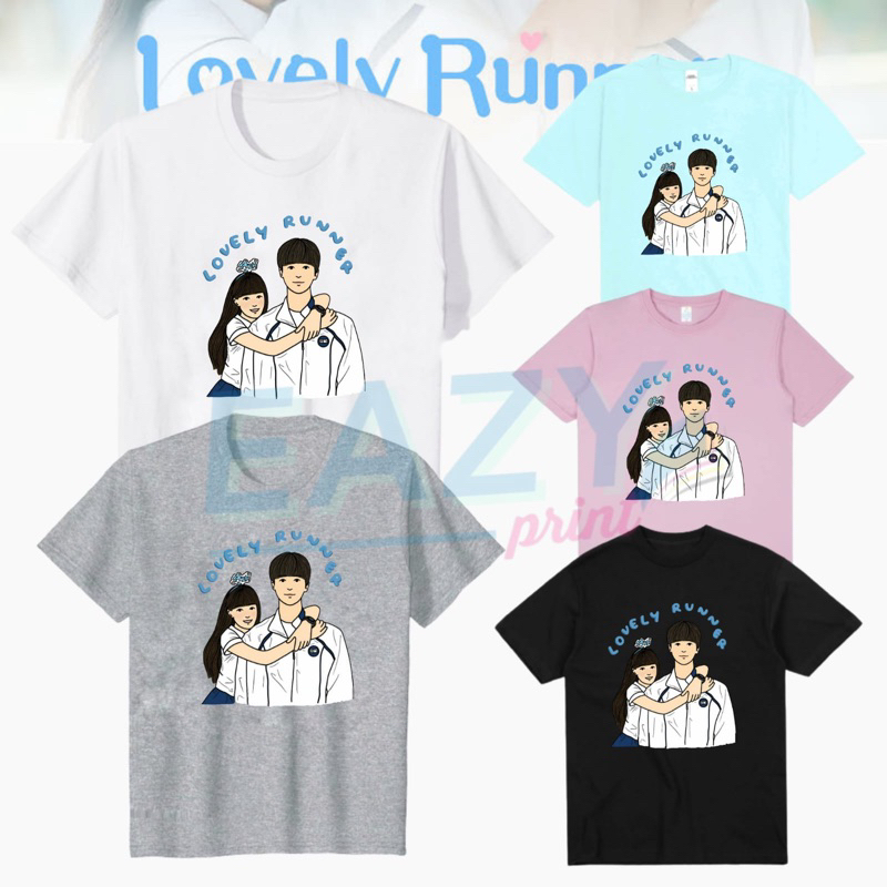 Baju KAOS LOVELY RUNNER TSHIRT KDRAMA KOREAN DRAMA KIM HYE YOON BYEON WOO SEOK RYU SUN JAE IM ...