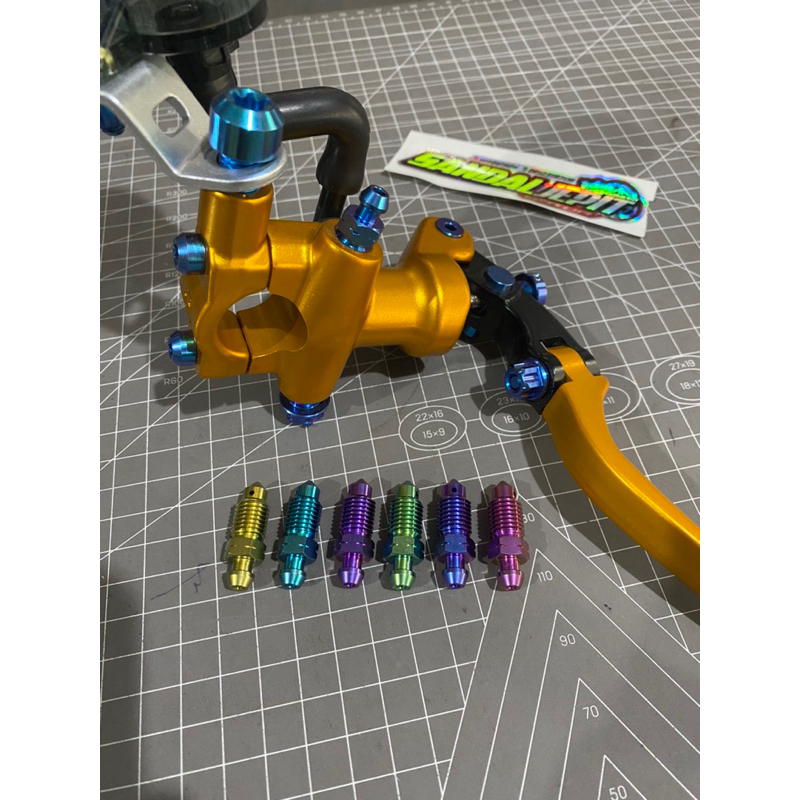 RCB S1 BRAKE MASTER WIND NEPEL TITANIUM BOLT RCB S1 MASTER WIND NEPEL ...