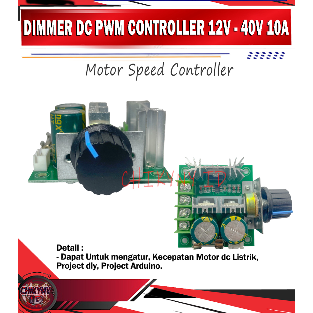 Dimmer DC PWM DC SPEED CONTROLLER 12V - 40V 10A | Shopee Malaysia