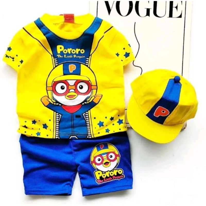 Pororo VIRAL BOYS SET ZIPPER PRINTED/PORORO PENGUIN VIRAL/PORORO ...