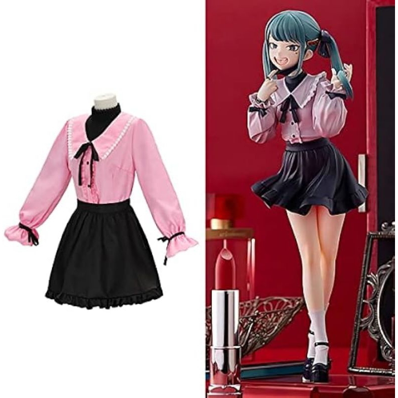 On set Costume Miku) Costume cosplay Miku Vampire | Shopee Malaysia