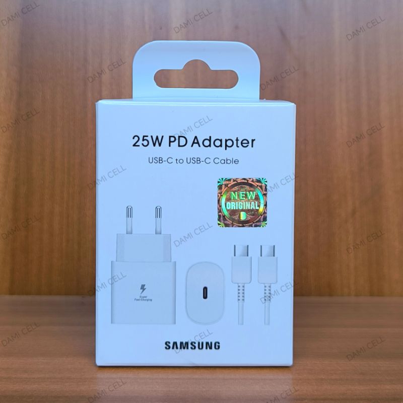 Charger Set Casan Samsung Super Fast Charging 25W Cable Type C to Type ...