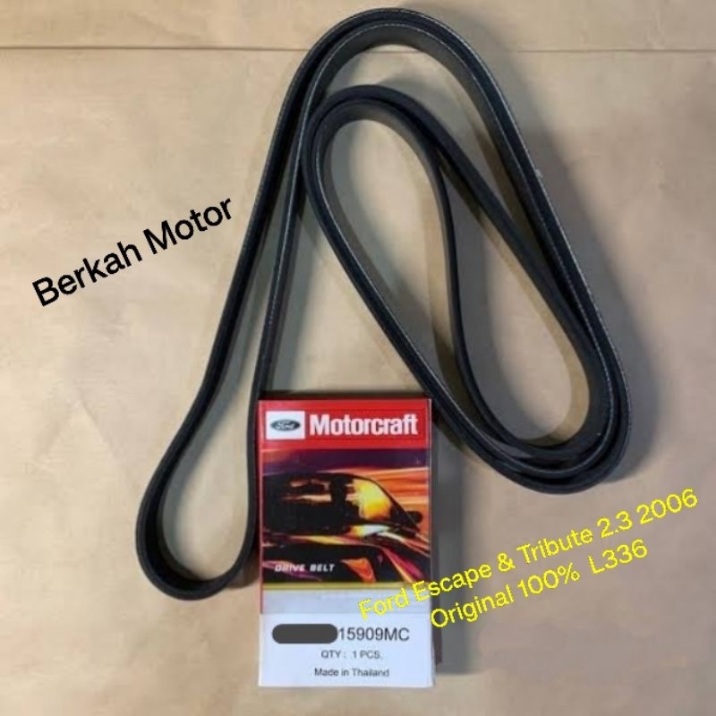 Fan belt vbelt drive belt Ford Escape Mazda Tribute 2.3 Gen 1 Original ...