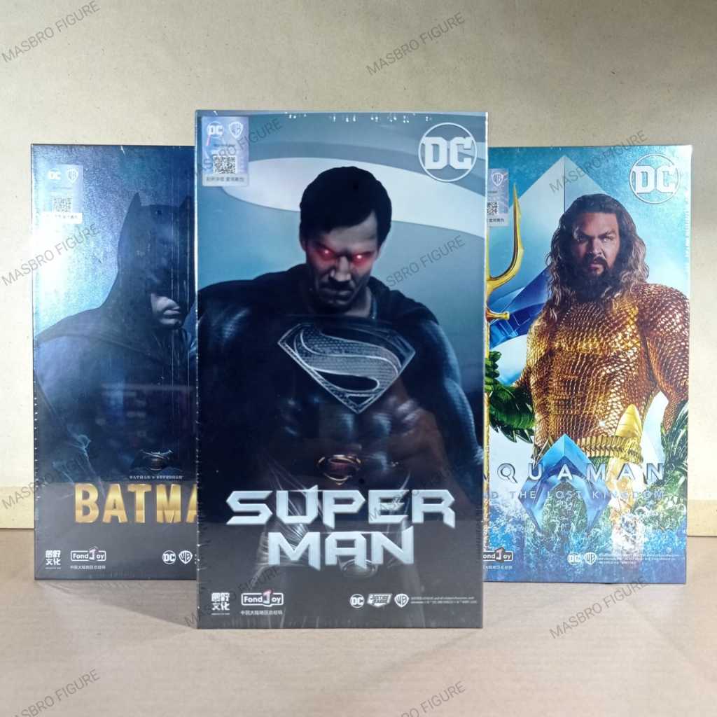 Action Figure Fondjoy DC Comic Superman Batman Mera Aquaman BVS Synder ...