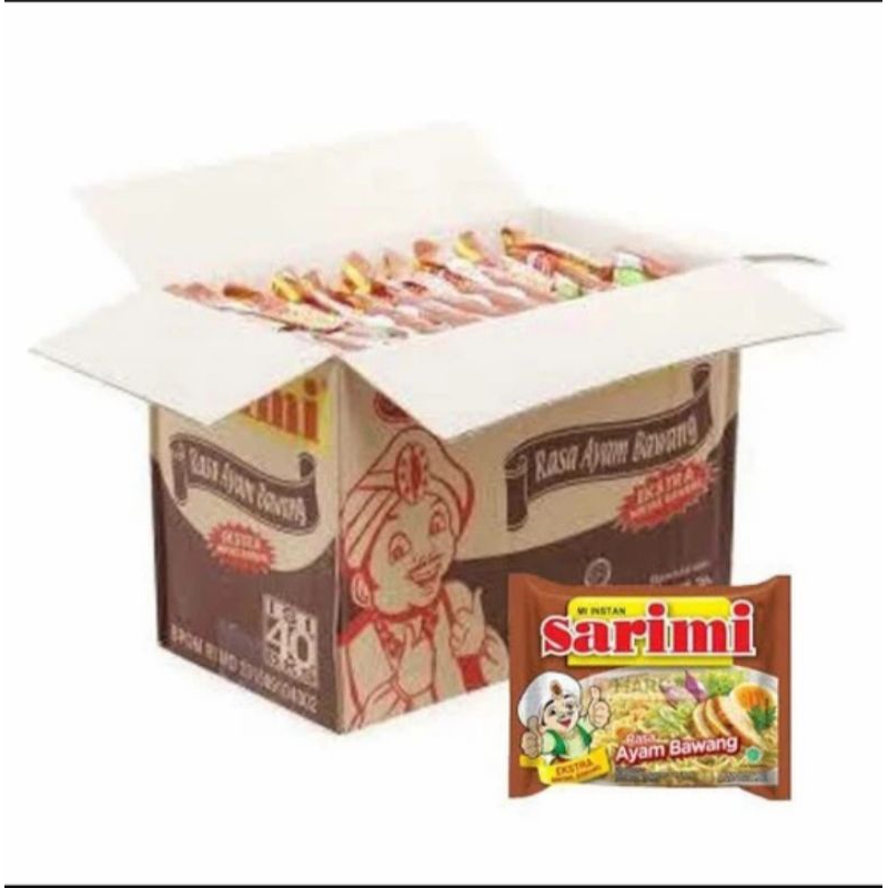 Onion chicken Sarimi 75gr 1 box contains 40 Pcs | Shopee Malaysia