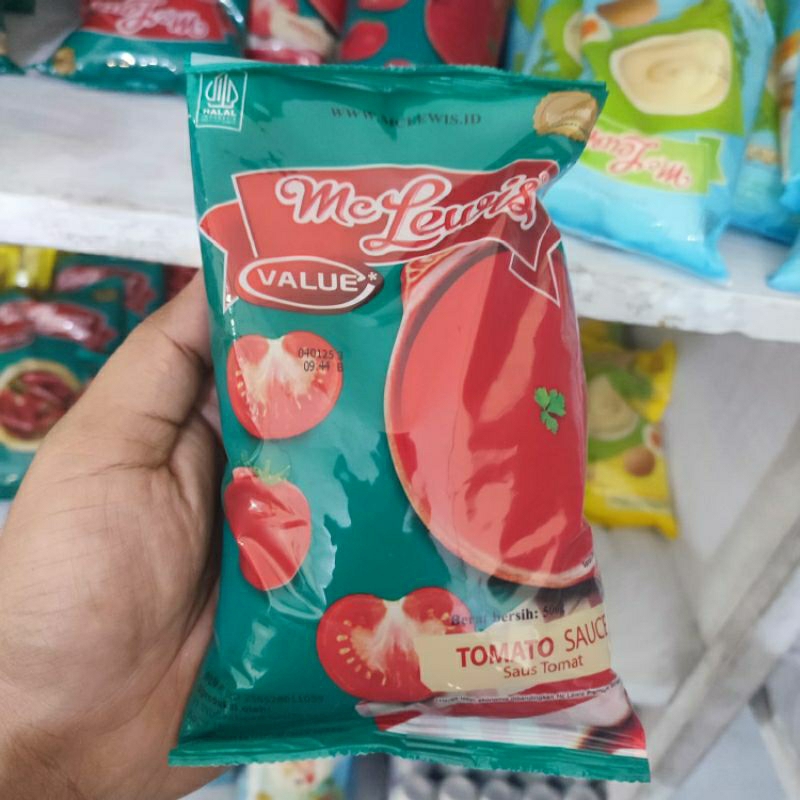 Mc Lewis tomato sauce 500gr/MC Lewis tomato sauce | Shopee Malaysia