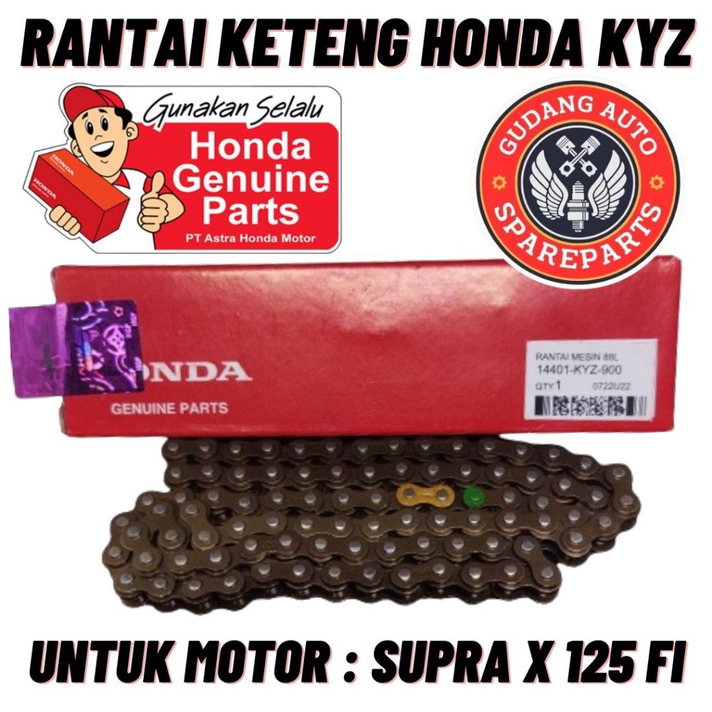 MESIN Original AHM Honda Supra X 125 Fi Keteng Chain New Helmet In ...