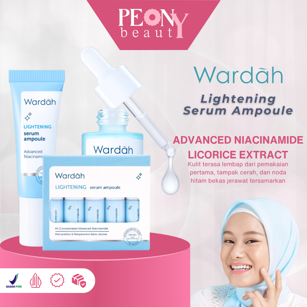 Wardah Lightening Serum Ampoule - Serum 10x Advanced Niacinamide ...