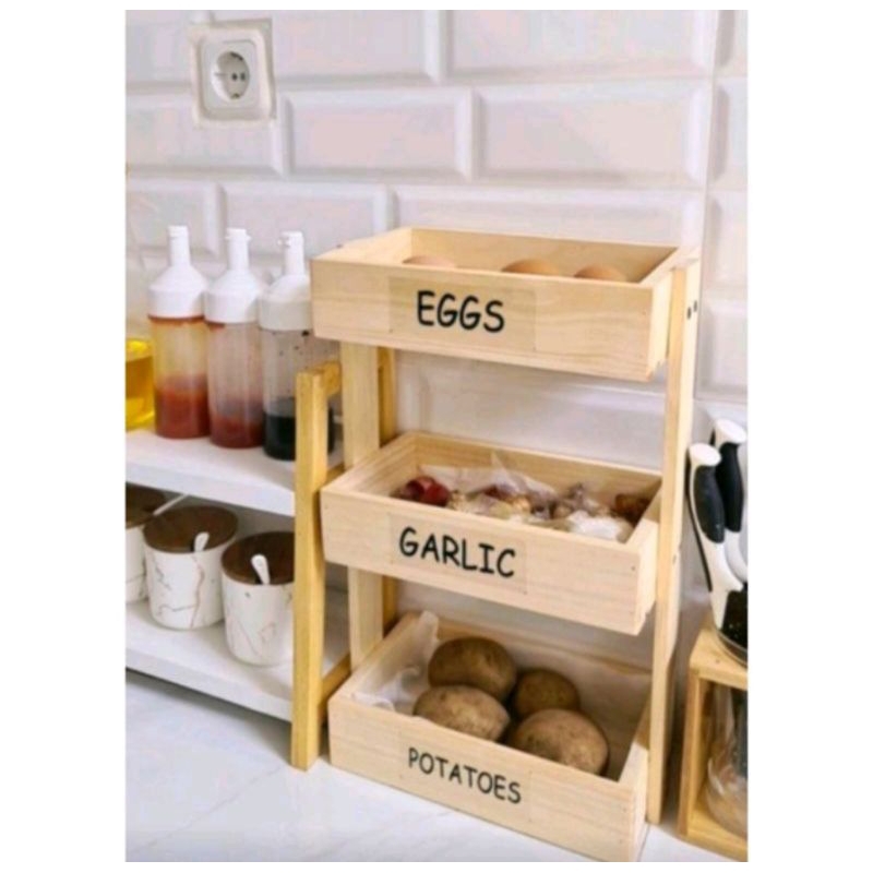 /Aesthetic Stacking Rack, Contemporary Multi-Storey Kitchen Spice Rack ...