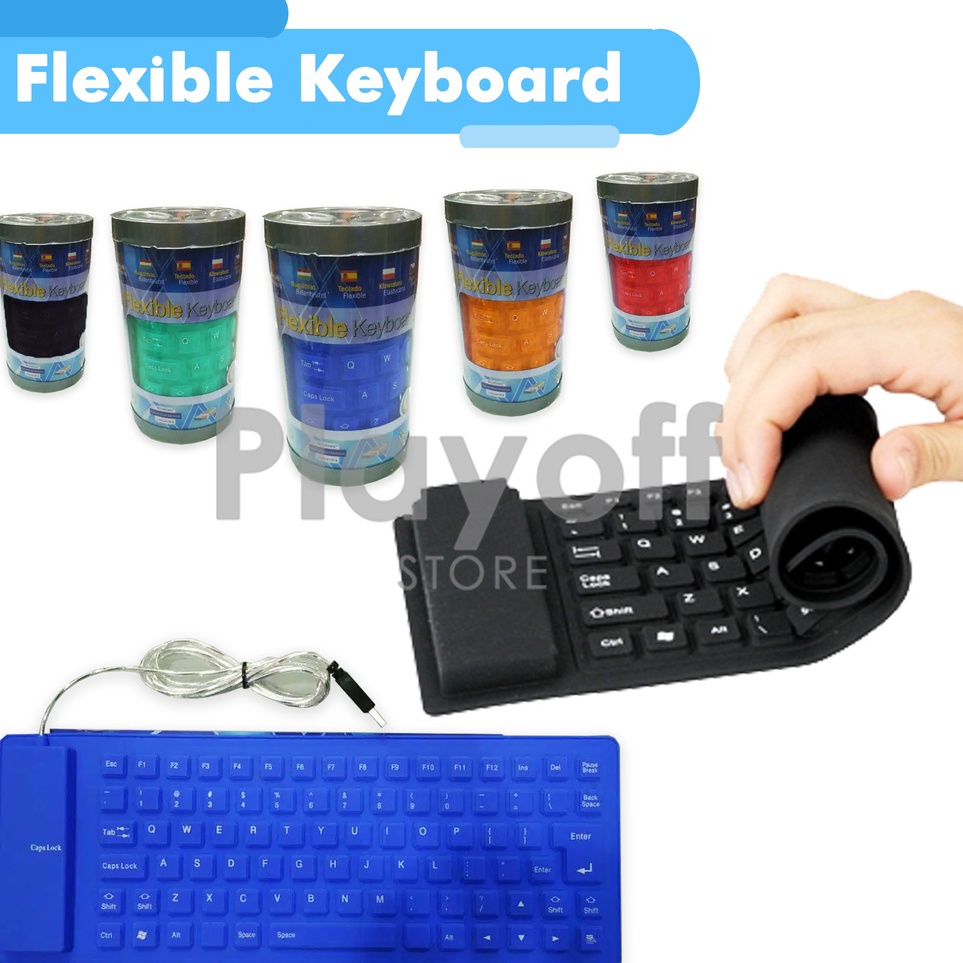 Flexible USB KEYBOARD FLEXIBLE USB KEYBOARD | Shopee Malaysia