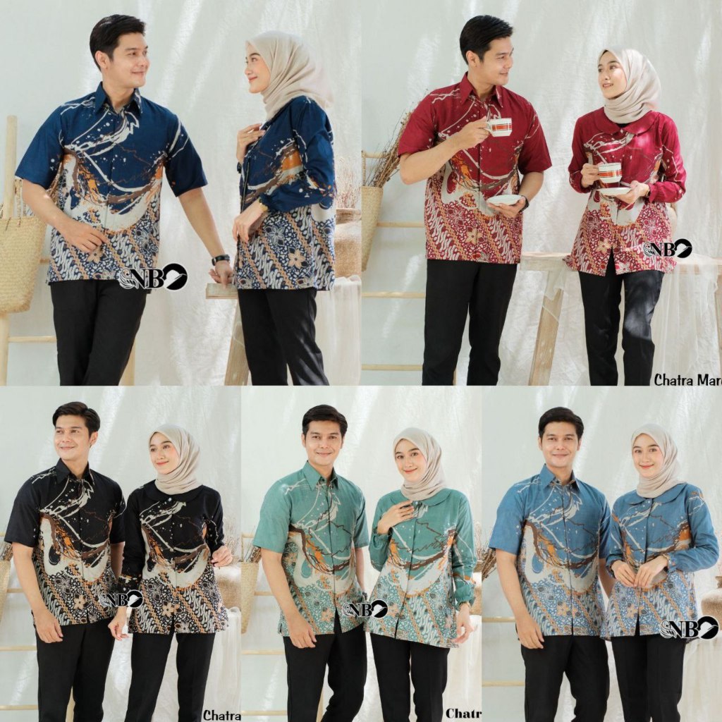 Couple batik Clothes Men Women batik Office Uniform batik Party M L XL ...