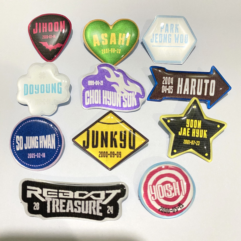Reboottour TREASURE PIN / REBOOT TREASURE BROS SET | Shopee Malaysia