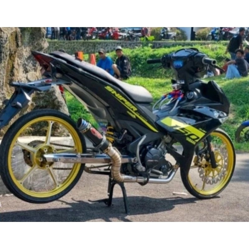 RED LEO EXHAUST RACING OPEN FOR Y15ZR/FZ15O/FZ15O/LC135 4S 5S/RWB RS150 ...