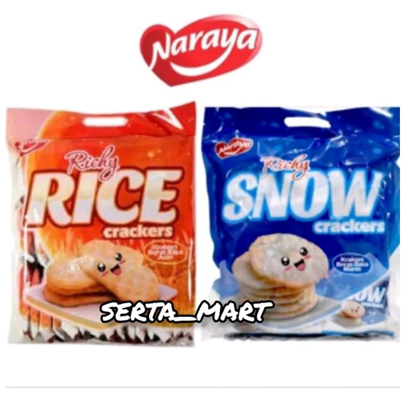 Naraya Richy Rice Crackers 105gr/Snow/Cheese Corn/Cheese Rice | Shopee ...