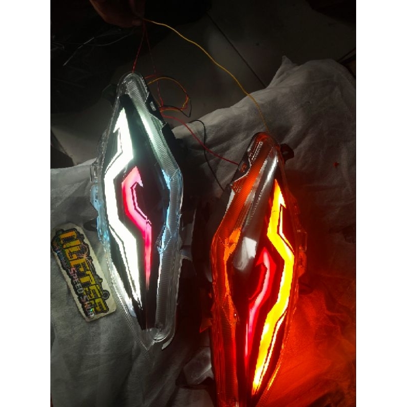 (white Red) SEN ALL NEW BEAT Turn Signal Lights 2020 2021 2022 2023 ...