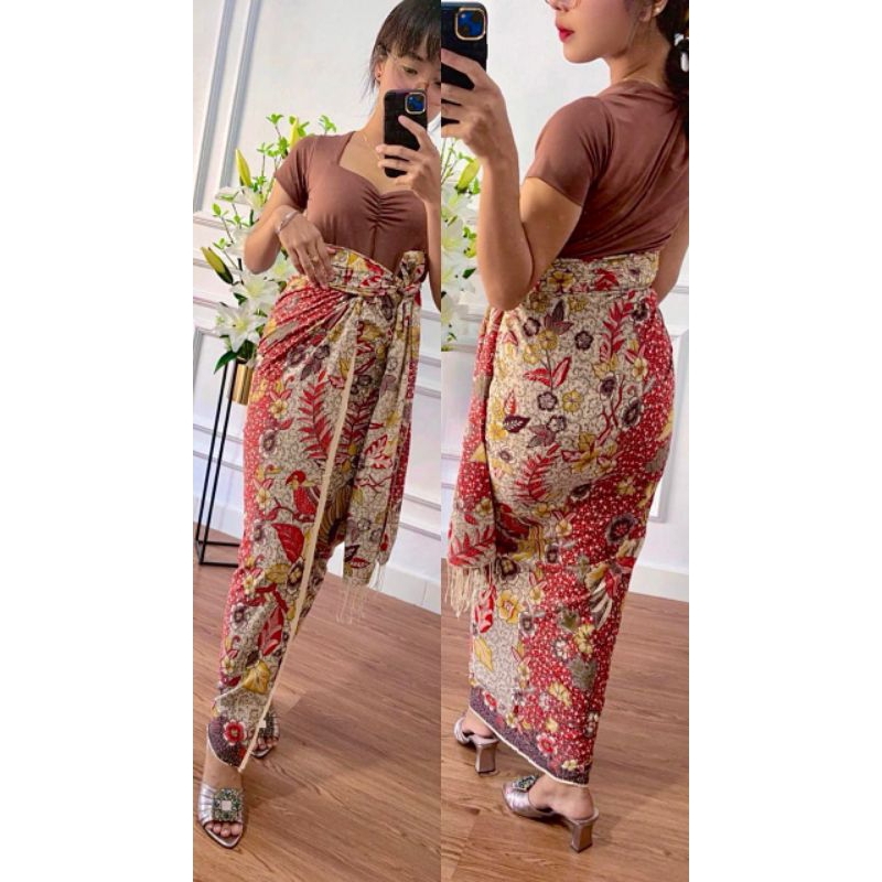 Kamen BALI BATIK Silk PARIS Silk MOTIF Shawl SET (Sheet) | Shopee Malaysia