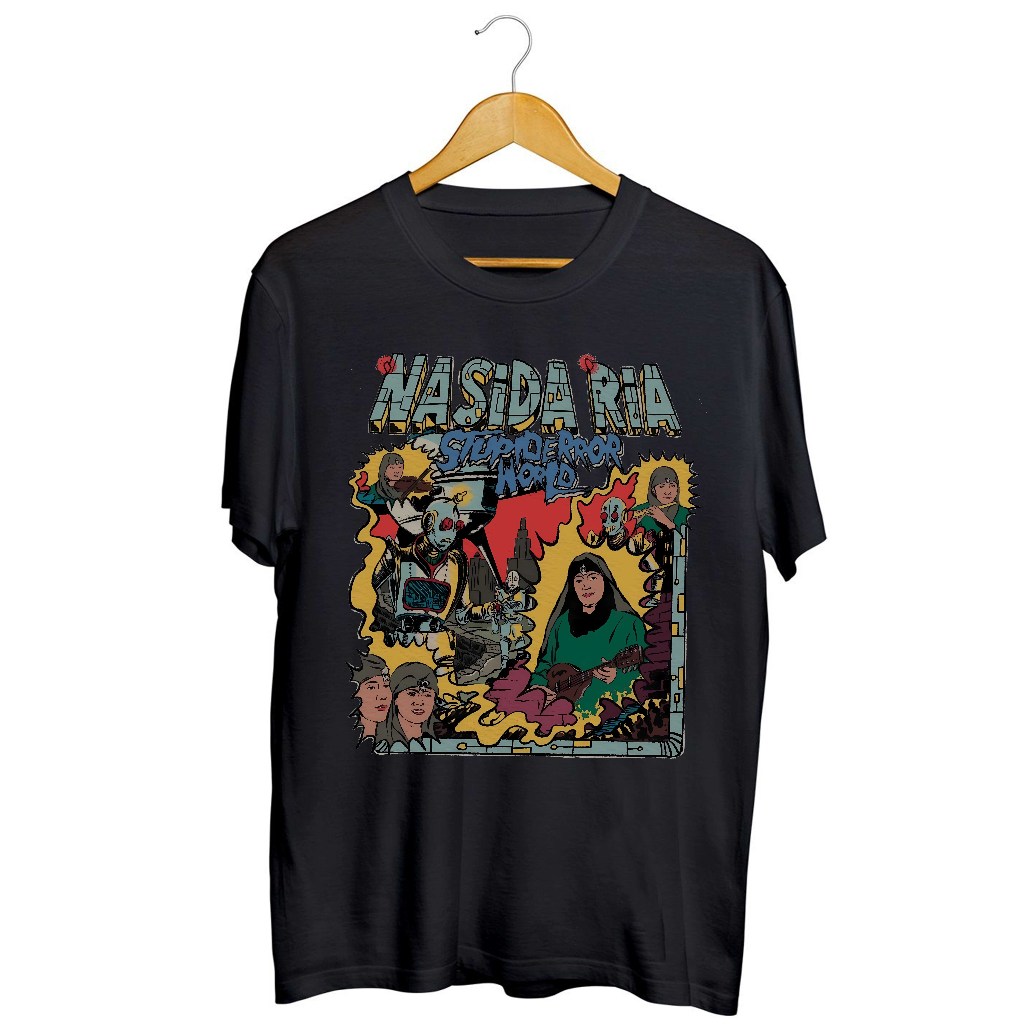 Nasida Ria Band T-Shirt - Stupid error world | Shopee Malaysia