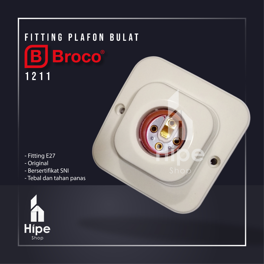 Broco 1211 oval box ceiling light fittings / SNI ceiling fittings ...