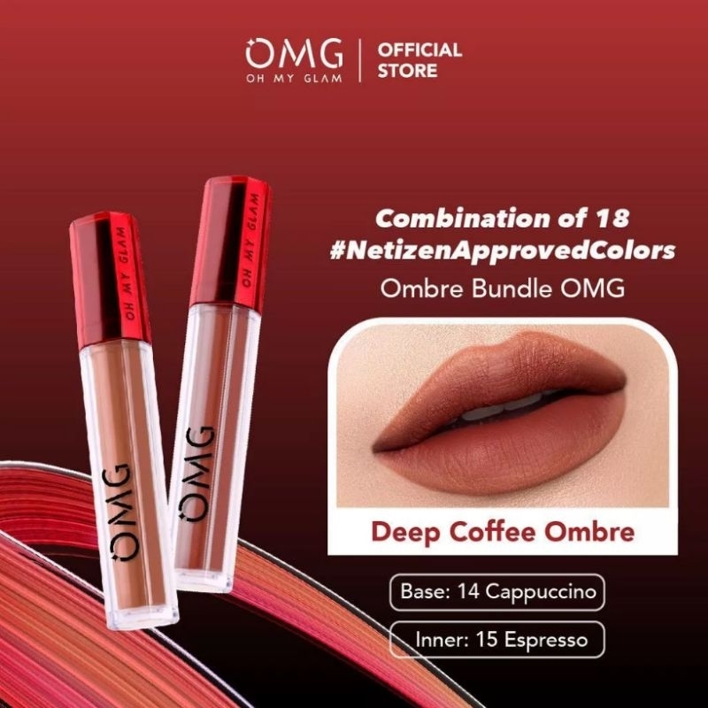 2 PCS OMG Lip Cream NEW PACK | Shopee Malaysia