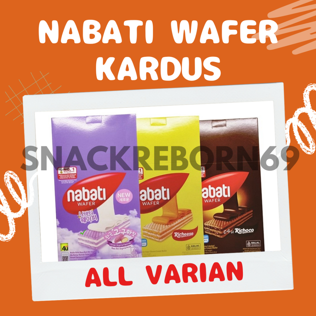 Richeese Nabati Wafer Box All Variants 7 grams Contains 20 Pcs | Shopee ...