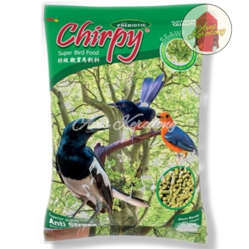 HIJAU Voer Chirpy Feed Extra Seaweed Superior Pur Feed Magpie Green ...