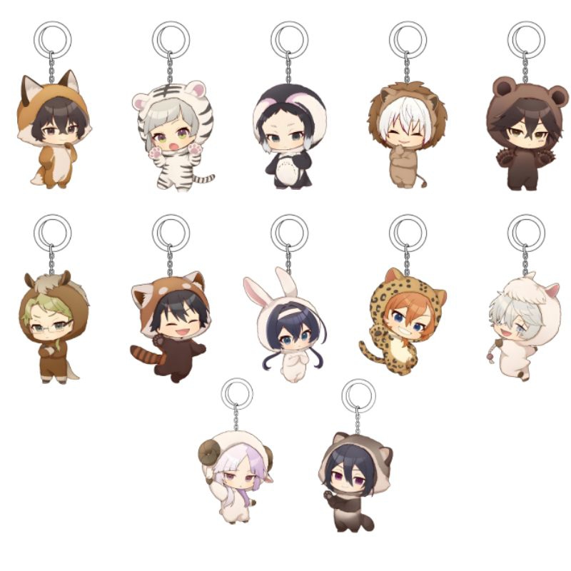 GANTUNGAN Bungou STRAY DOGS KEYRING CHIBI / ANIME KEYCHAIN BUNGOU STRAY ...